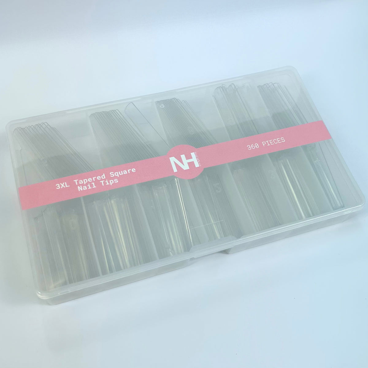 3XL Tapered Square Nail Tips (no c curve) – Nail Hause